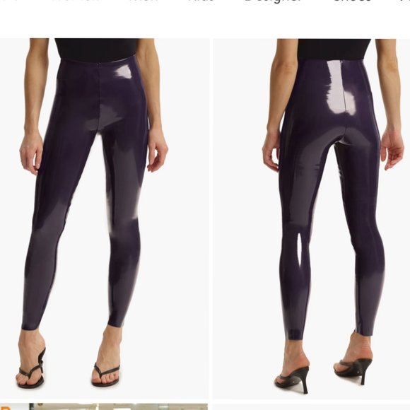 Commando | Pants & Jumpsuits | Commando Control Top Aubergine Faux ...